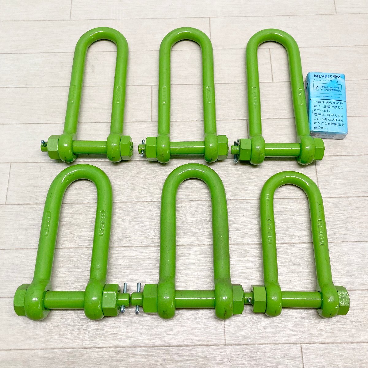 Yahoo!オークション - 信落L565 シャックル H-200L(WLL4t)×3個 KONDO...