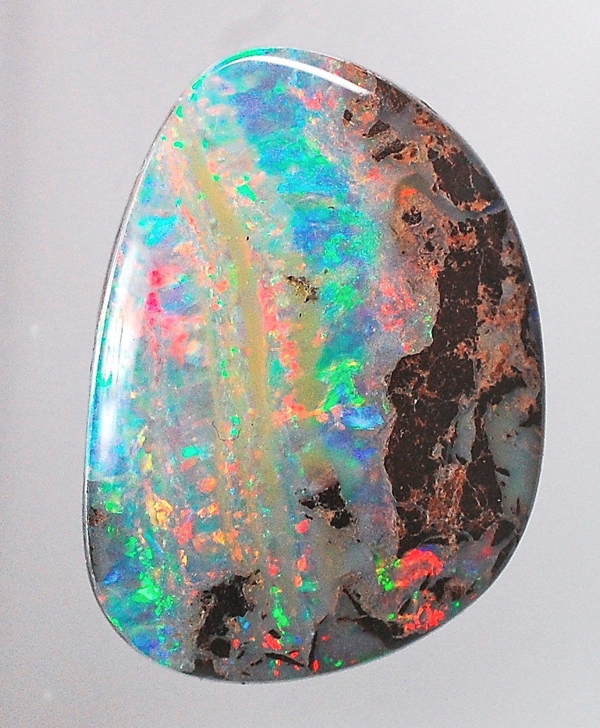 Yahoo!オークション - 【100円～】 天然ボルダーオパール ルース 30.7c...