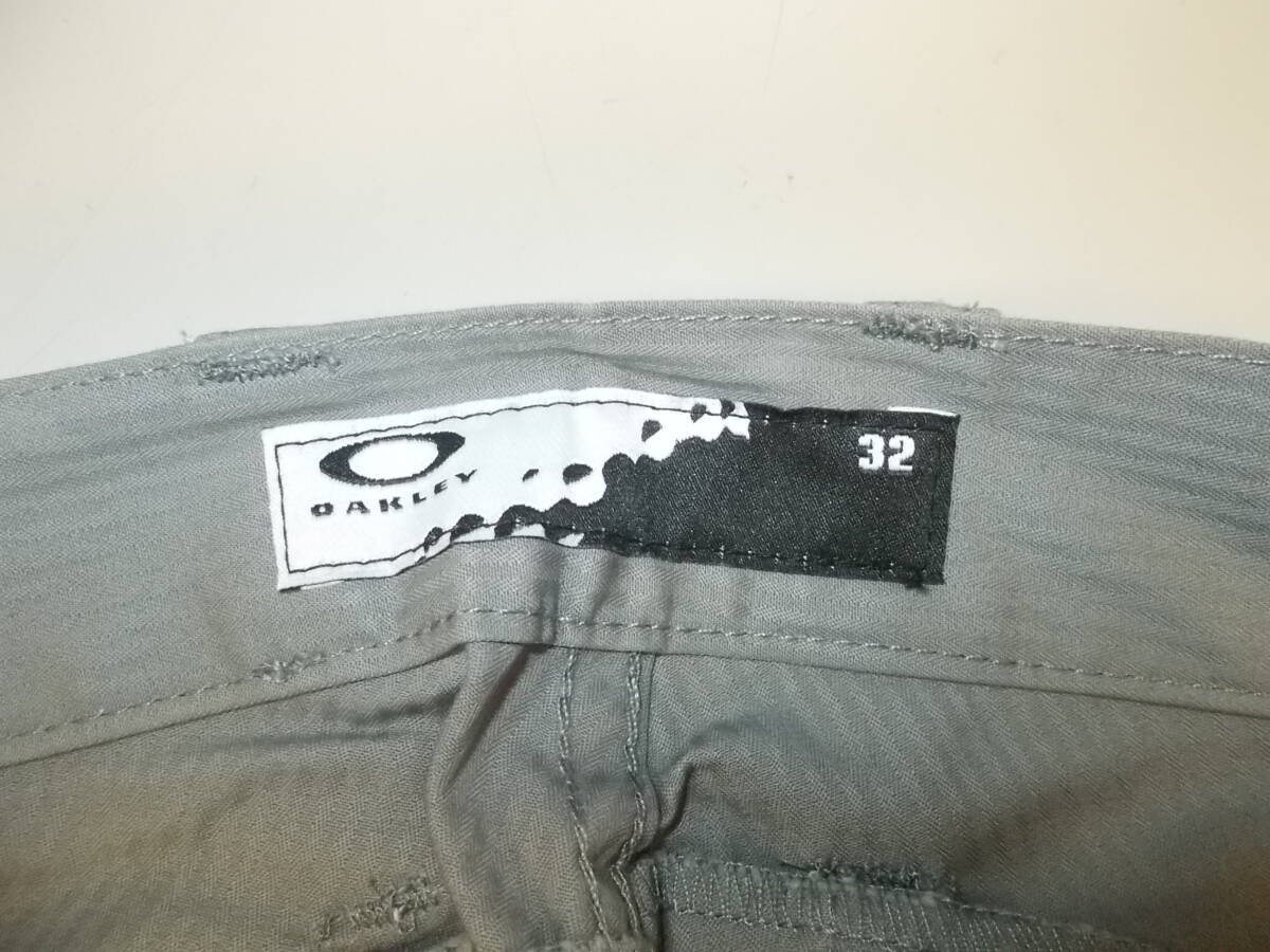 Yahoo!オークション - b722 OAKLEY パンツ w32 グレー/ストライプ スト...