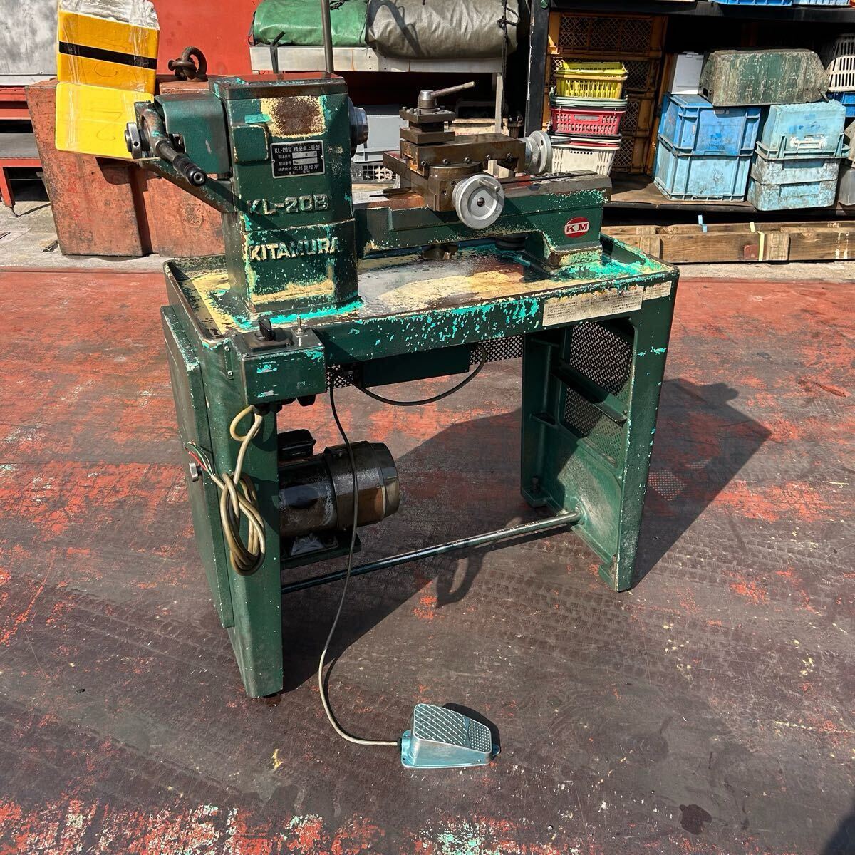 Yahoo!オークション - T9980 北村鉄工所 精密卓上旋盤 ベンチレース KL...