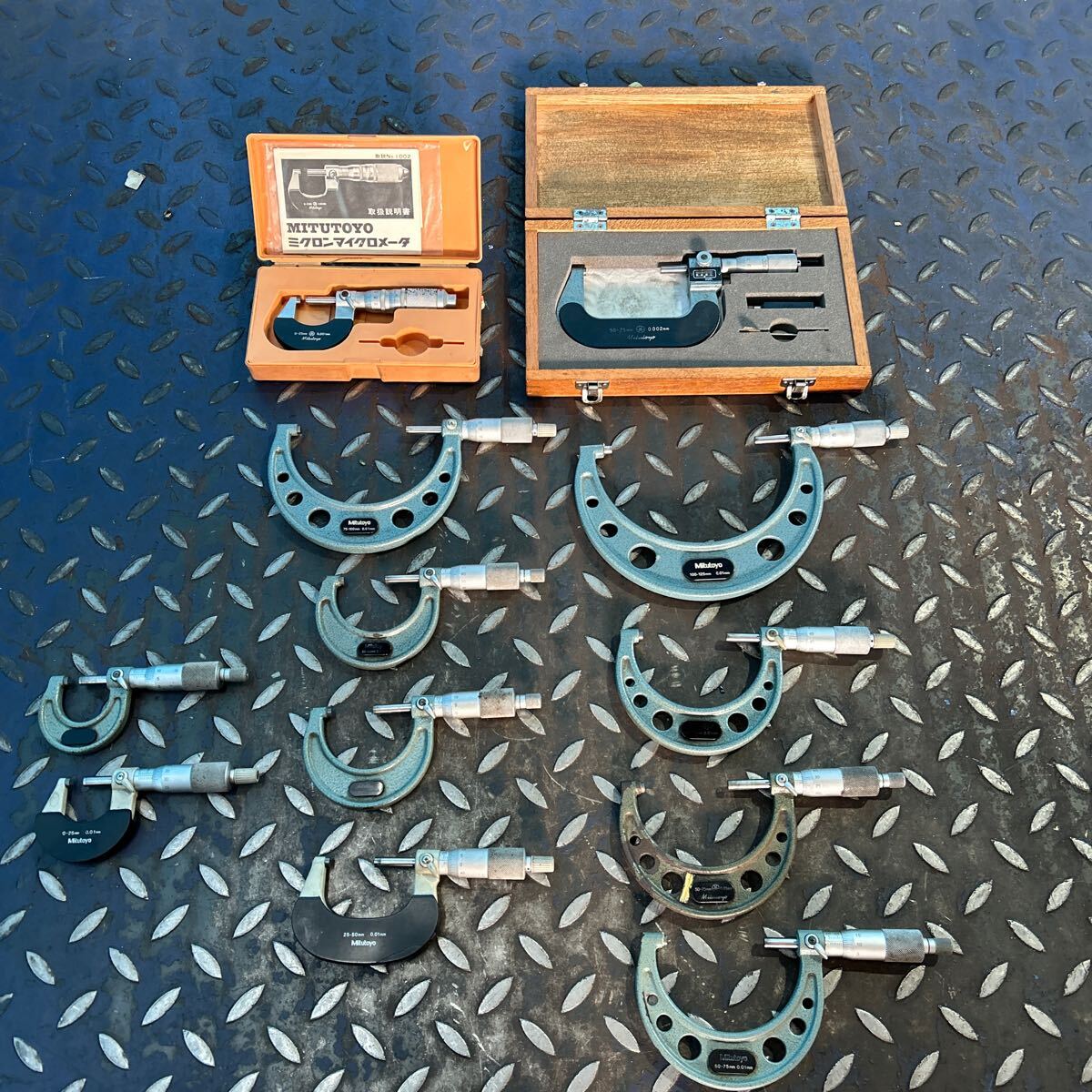 Yahoo!オークション - T161 Mitutoyo ミツトヨ マイクロメーター 0-25 ...
