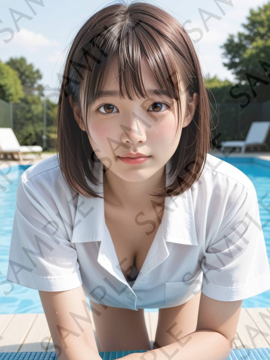 Yahoo!オークション - 【1点のみ】再販なし 高画質 AI 美女 ギャル 可...