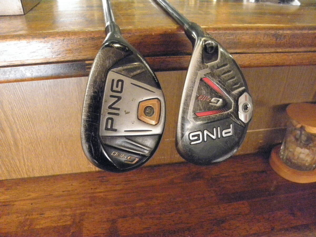 Yahoo!オークション - 希少ロフトPING G400 30°UT6＆G410 26°UT5 2...