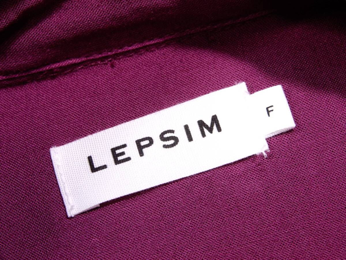 Yahoo!オークション - レプシィム LEPSIM 大人可愛い キレイ色 麻混 リ...