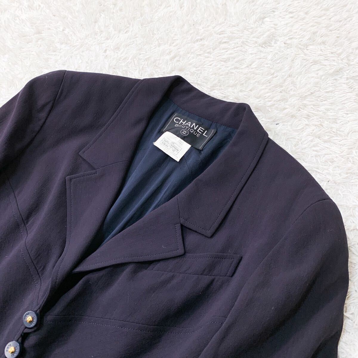 Yahoo!オークション - 美品 CHANEL シャネル P07967 97P ジャケット 44