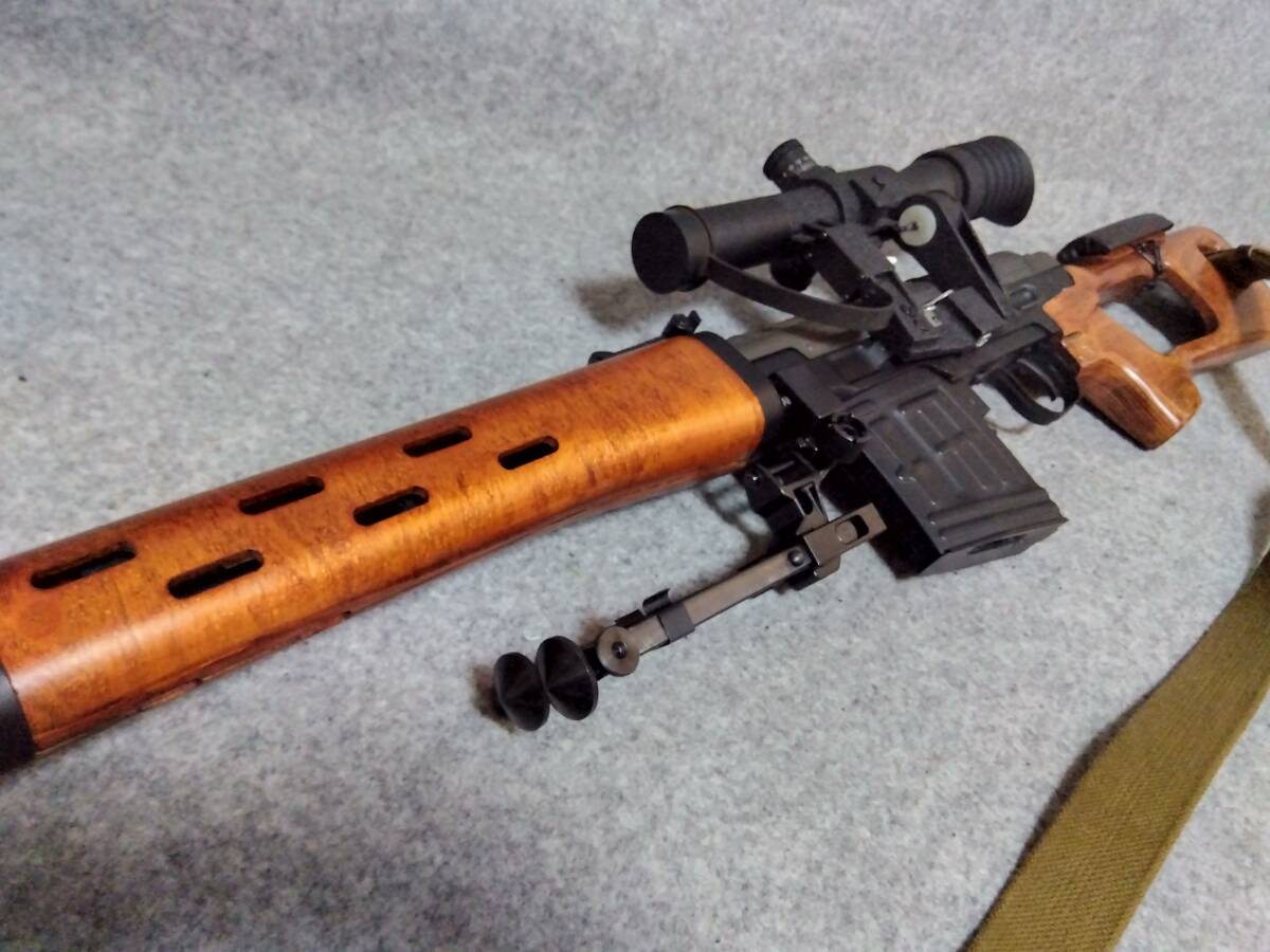 Yahoo!オークション - A&K SVD ドラグノフ狙撃銃 スコープ・バイポッド...