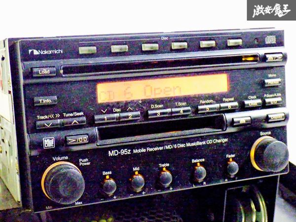 Yahoo!オークション - 【通電テスト確認済 】Nakamichi MD‐95Z ナカ...