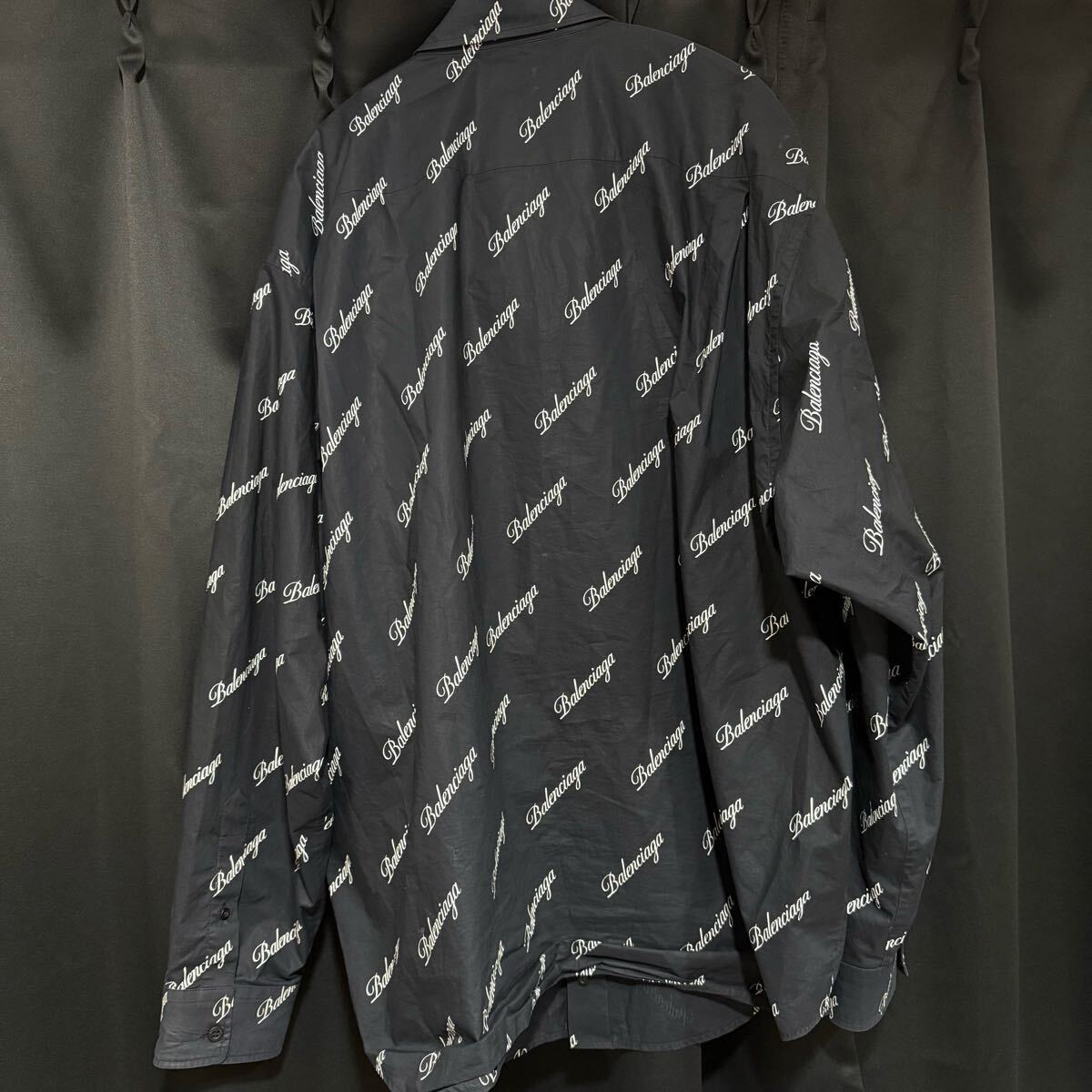 1円 BALENCIAGA バレンシアガ シャツ 長袖シャツ 総柄 40 1円 BALENCIAGA バレンシアガ シャツ 長袖シャツ 総柄 40