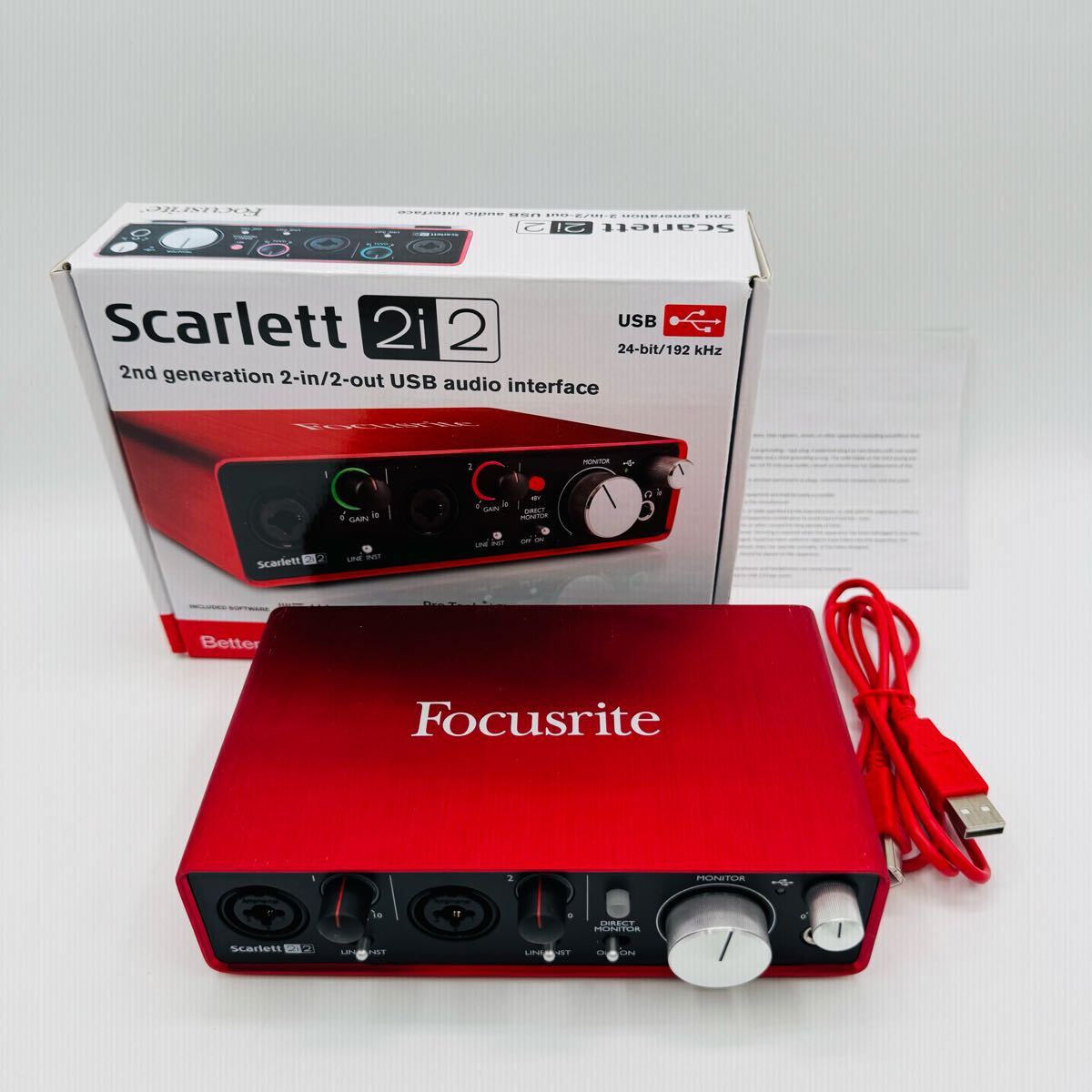 Yahoo!オークション - Focusrite Scarlett 2i2 USBオーディオインター...