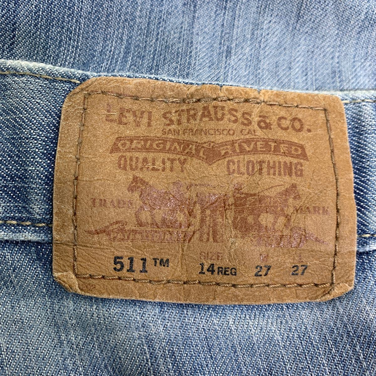Yahoo!オークション - Levi's 511 デニムパンツ W27 リーバイス レディ...