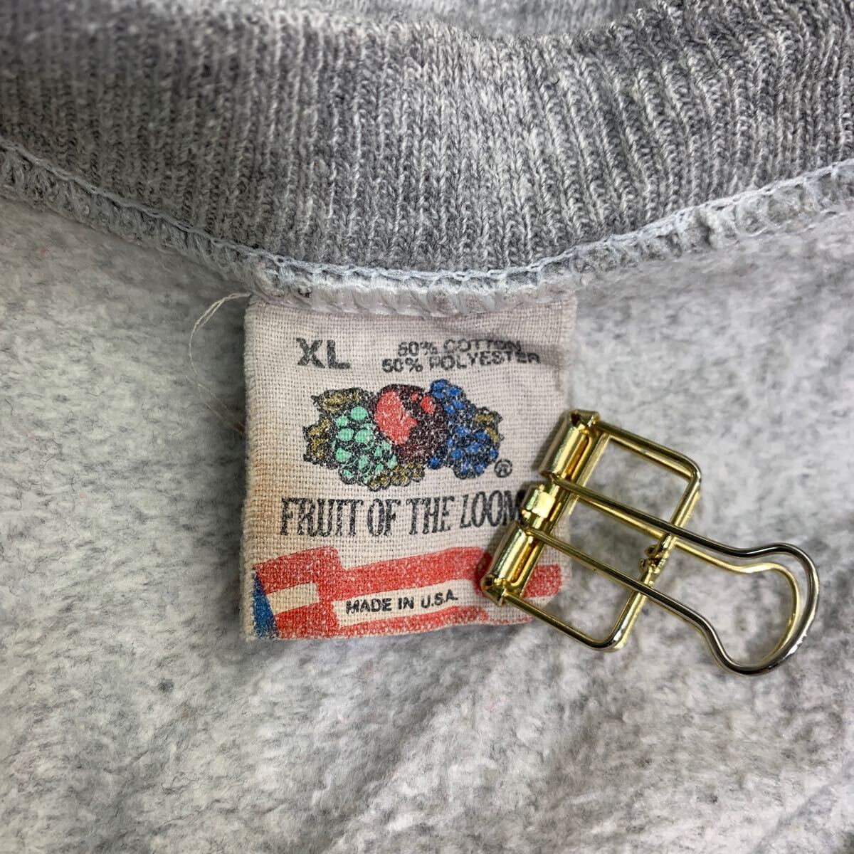 Yahoo!オークション - FRUIT OF THE LOOM プリント スウェット XLサイ...