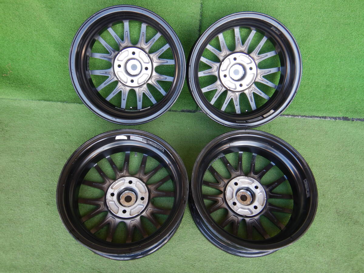 Yahoo!オークション - RIVERSE RIM 社外品 14×4.5JJ OFF +45 PCD100-...