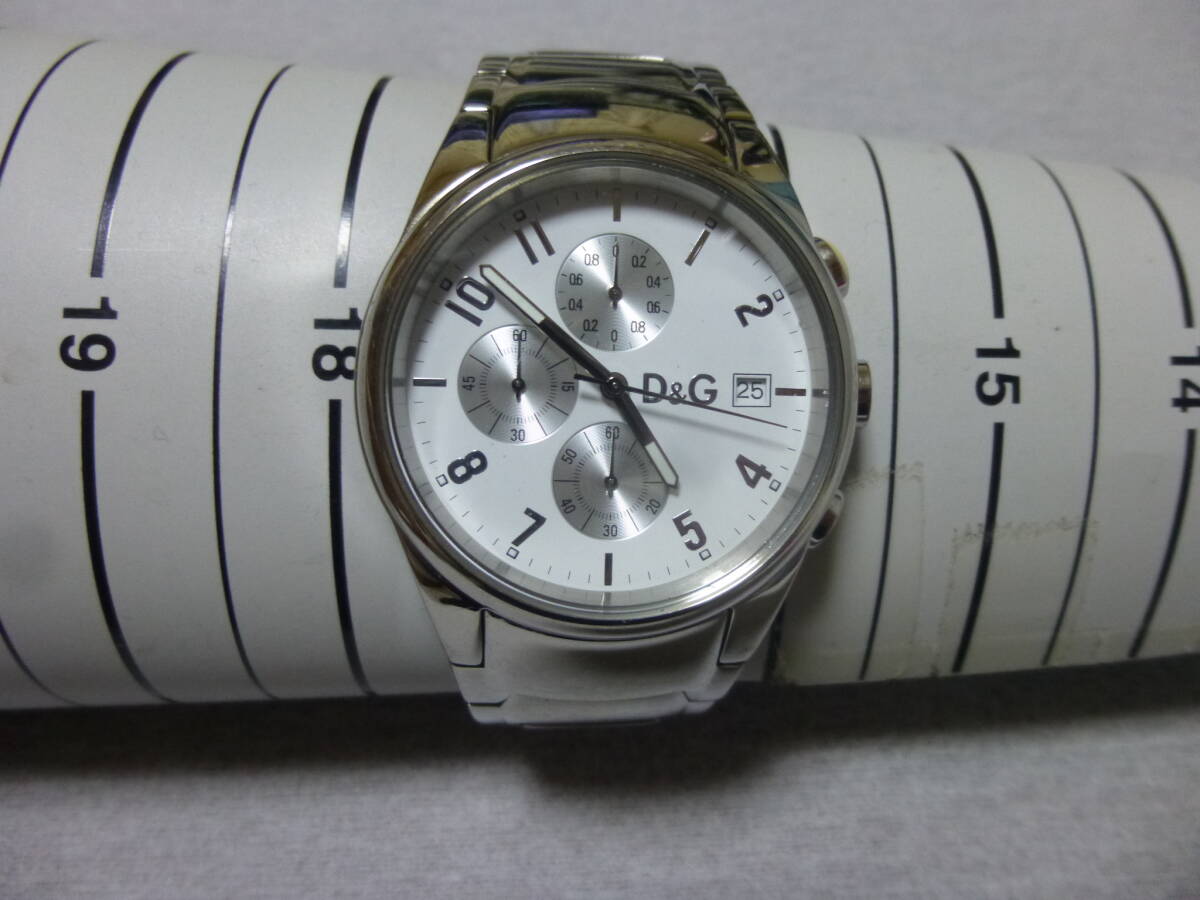 D&G ドルチェ＆ガッバーナ TIME タイム 腕時計 不動品 動作未確認 ジャンク扱い G3010(男性用)｜売買されたオークション情報、yahooの商品情報をアーカイブ公開 ...