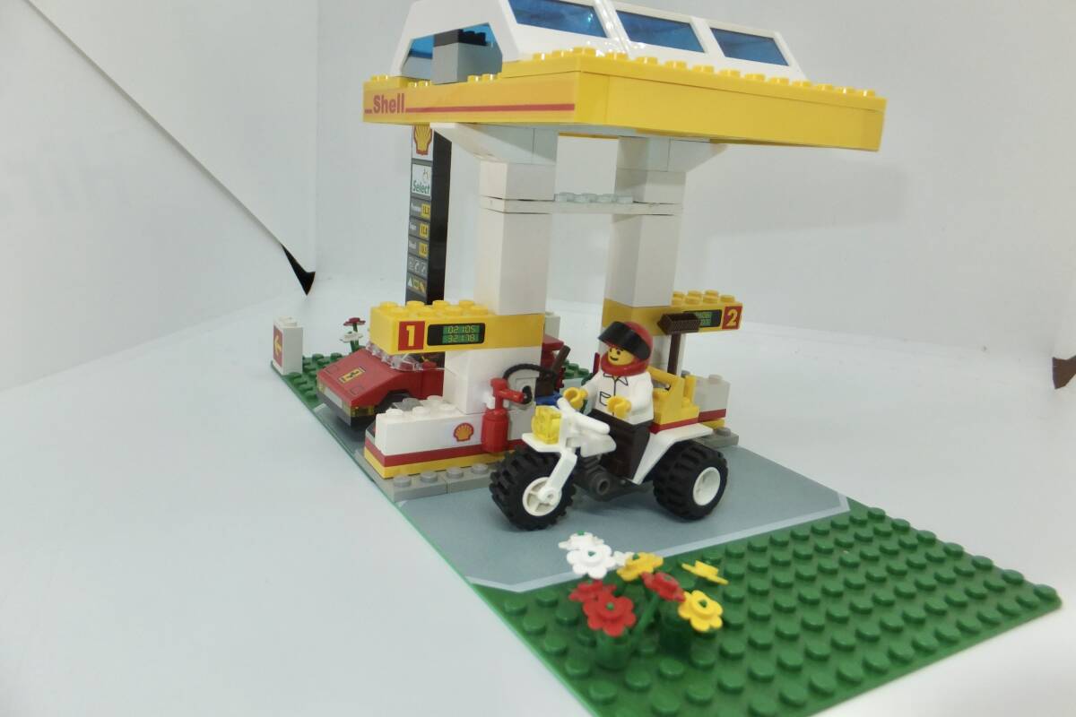 LEGO #1256 シェルガソリンスタンド Shell Promotional Set - Service Station Series - Gas Pumps 街シリーズ オールドレゴ(街 ...