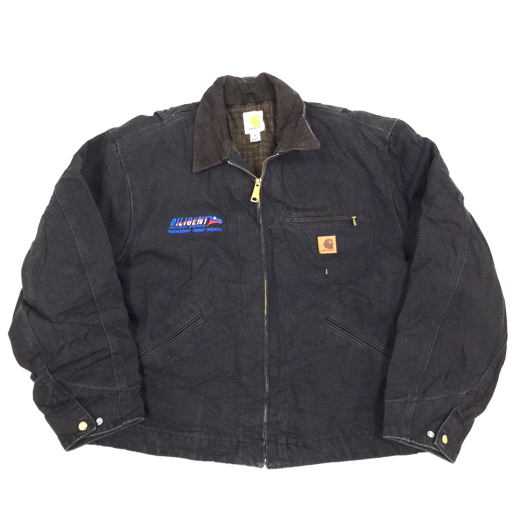 Yahoo!オークション - カーハート XL J97-BLK 長袖 デトロイトジャケッ...
