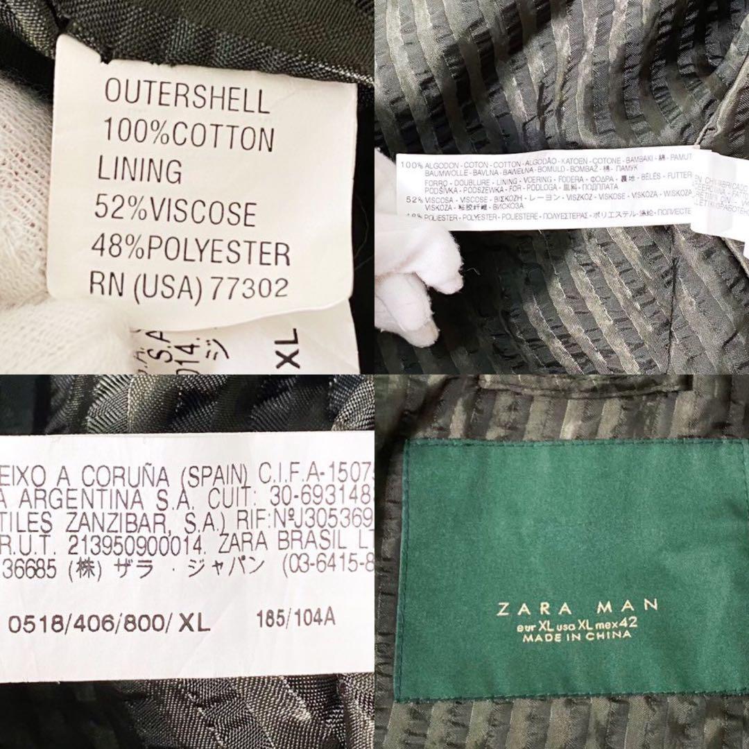 Yahoo!オークション - 【希少2XL】ZARA MAN ザラ メン ZARA ザラ フラ...