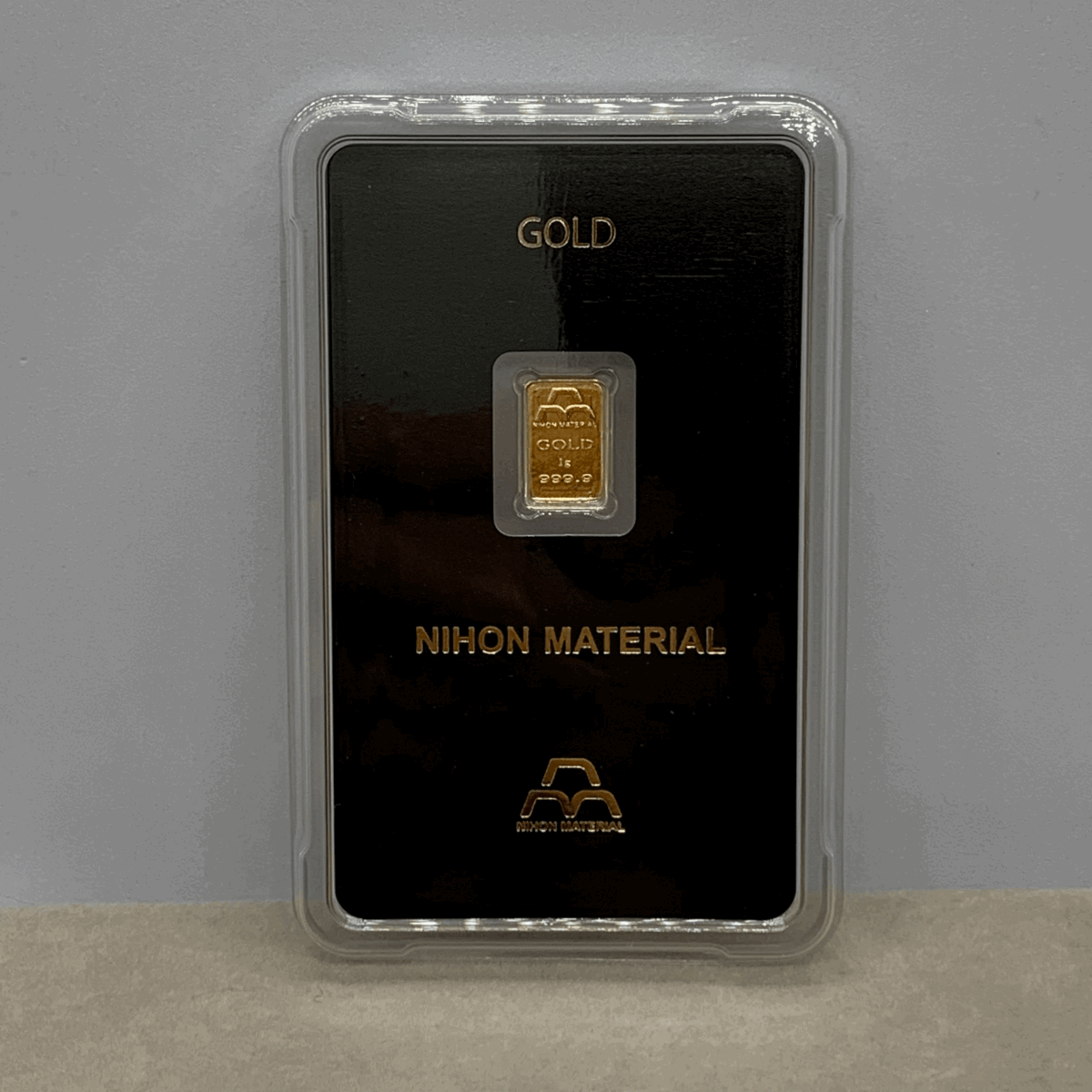 Yahoo!オークション - 日本マテリアル インゴット FINE GOLD 1g B