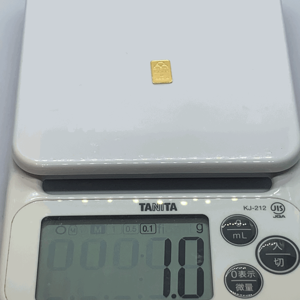 Yahoo!オークション - 日本マテリアル インゴット FINE GOLD 1g B