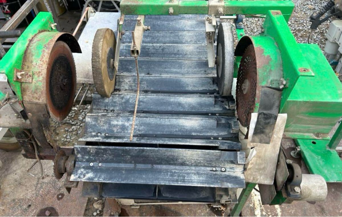 マツモト 長ネギ用 「根葉切り機」と「皮むき機」と マツモト 長ネギ用 「根葉切り機」と「皮むき機」と