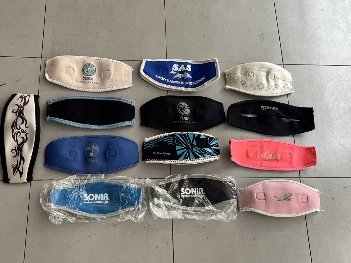 Yahoo!オークション - マスクストラップ×13（SAS TUSA GULLなど）