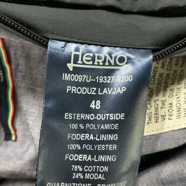 Yahoo!オークション - ヘルノ HERNO サイズ48 M - ダークネイビー メン...