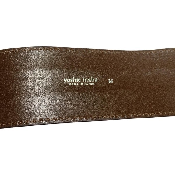 Yahoo!オークション - ヨシエイナバ YOSHIE INABA M - レザー ダークブ...