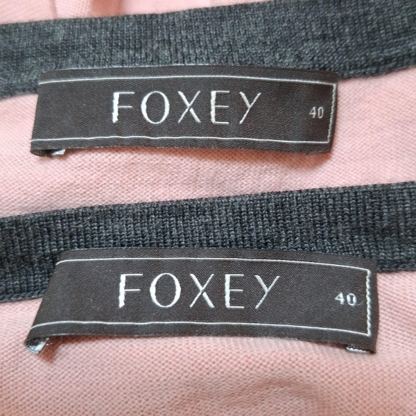 Yahoo!オークション - フォクシー FOXEY アンサンブル 28410 - ピンク...