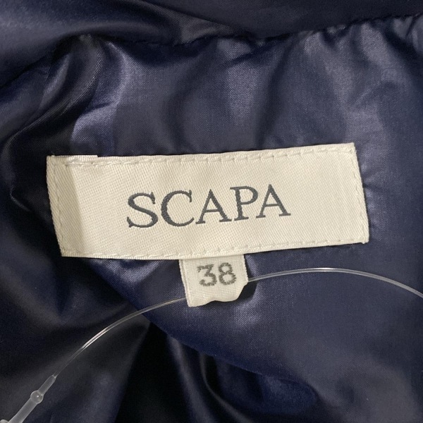 Yahoo!オークション - スキャパ Scapa ダウンベスト サイズ38 L - ネイ...