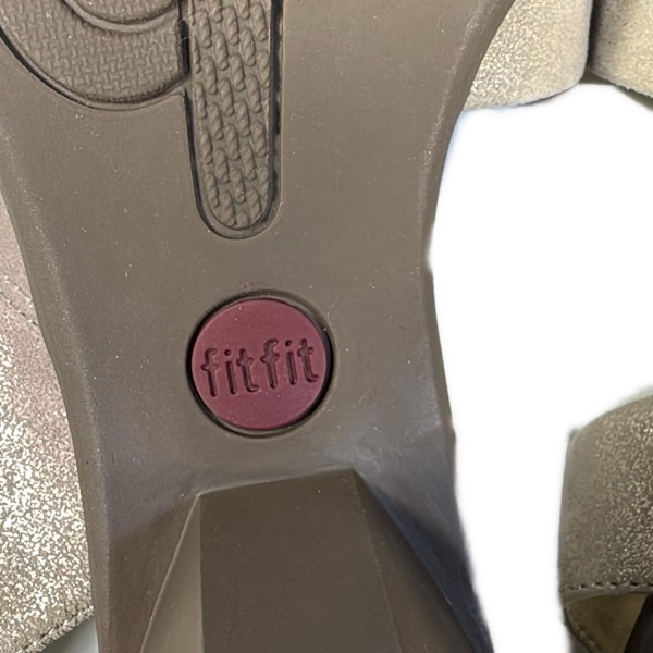 Yahoo!オークション - フィットフィット fitfit サンダル 24.5 - レザ...