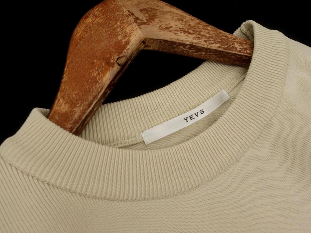 Yahoo!オークション - YEVS イーブス ニット セーター sizeF/ライトベ...