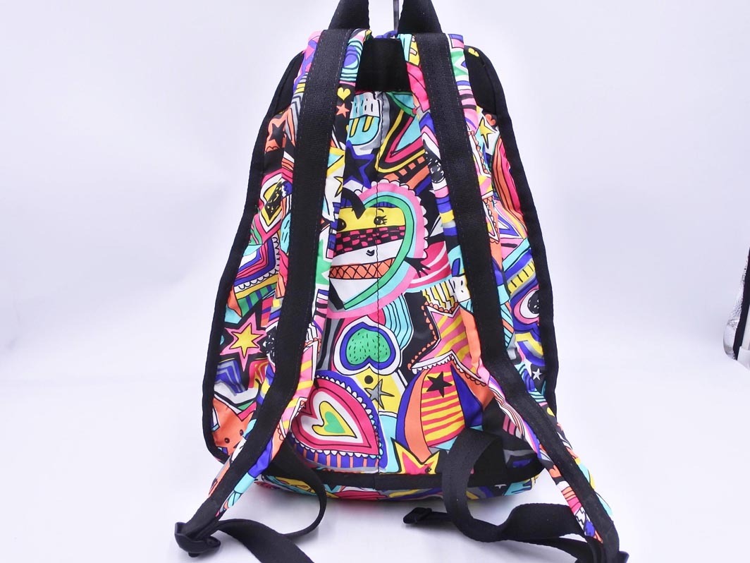 Yahoo!オークション - LeSportsac レスポートサック ポーチ付き リュッ...