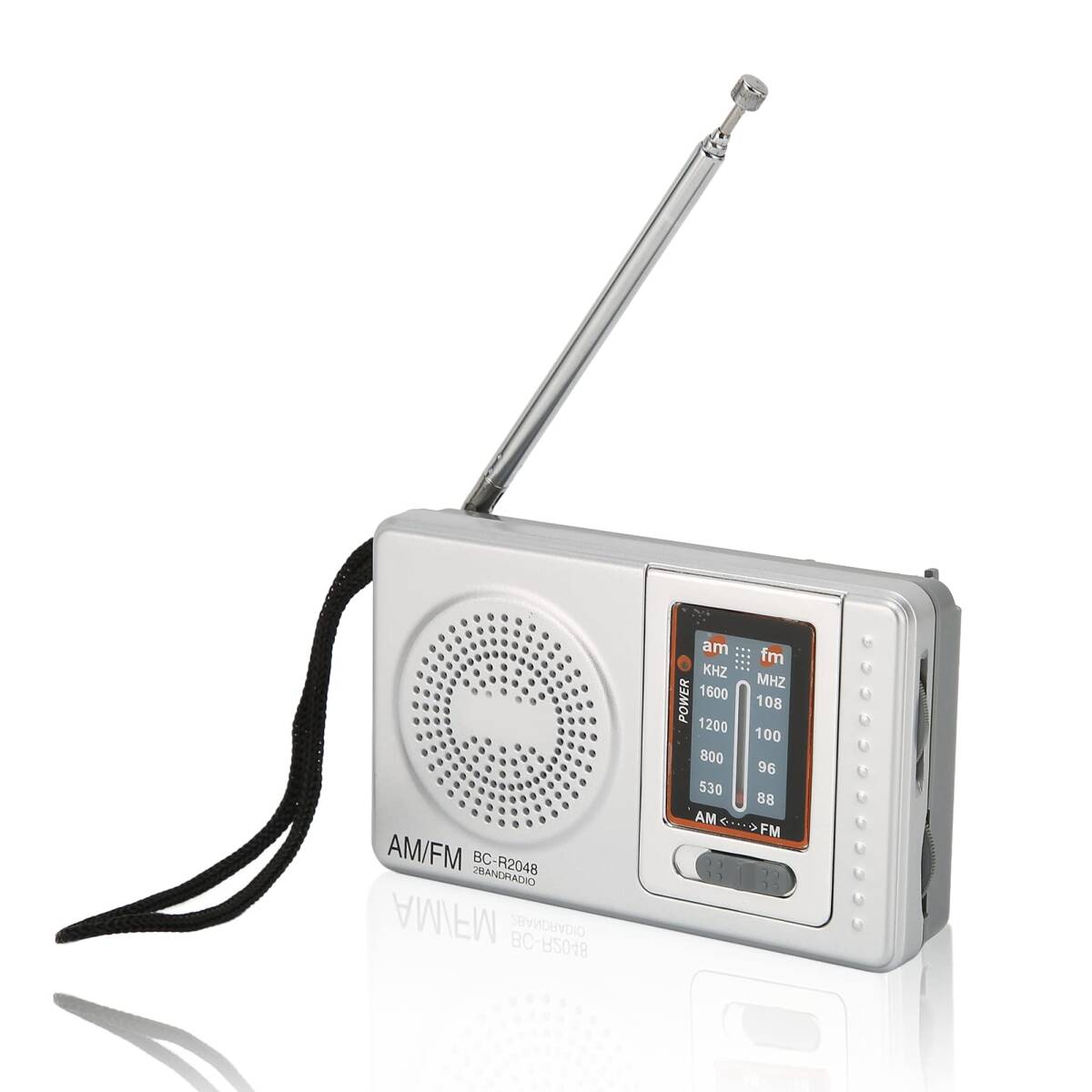 Yahoo!オークション - ポケットAMFMラジオ 電池式ポータブルトランジス...