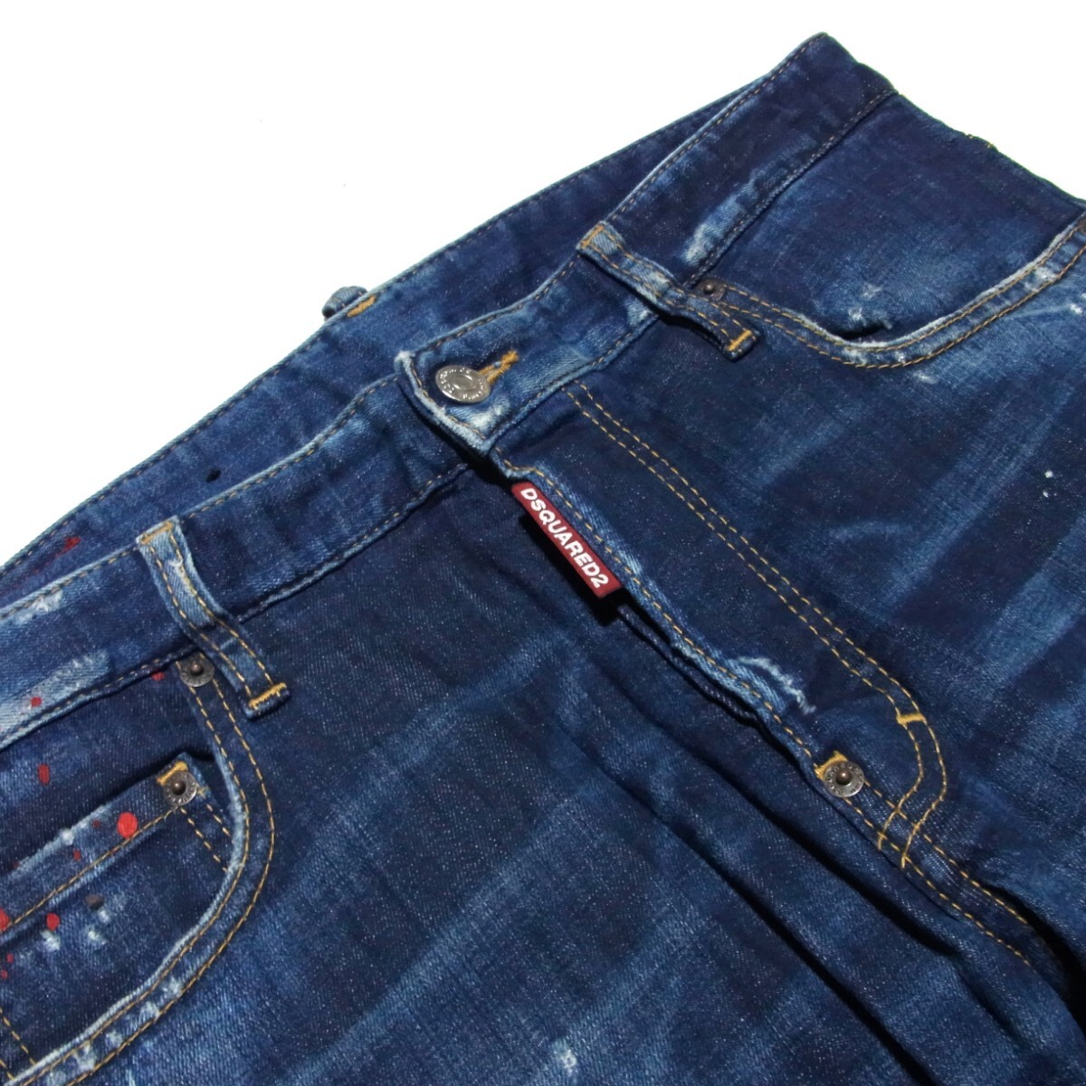 18SS DSQUARED2 ディースクエアード City Biker Cargo ペンキ 18SS DSQUARED2 ディースクエアード City Biker Cargo ペンキ