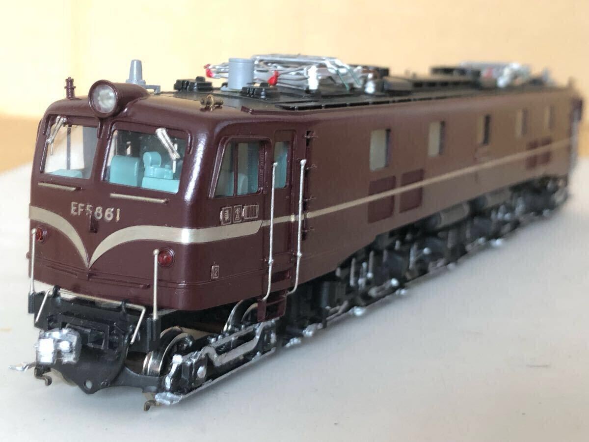 Yahoo!オークション - 天賞堂 EF58 61 お召 カンモーターフライホィー...