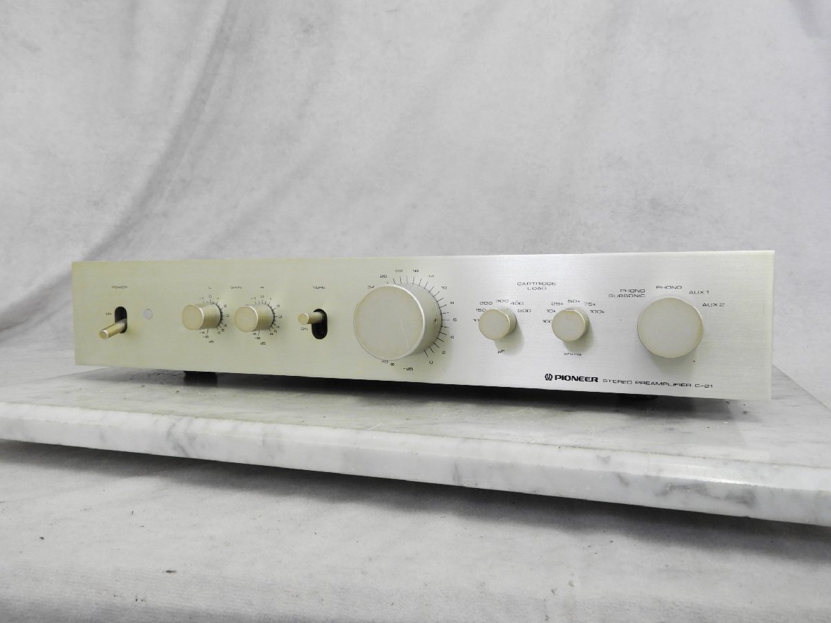 C Pioneer C-21 プリアンプ パイオニア 3003075(パイオニア)｜売買されたオークション情報、yahooの商品情報をアーカイブ公開 - オークファン（aucfan.com）