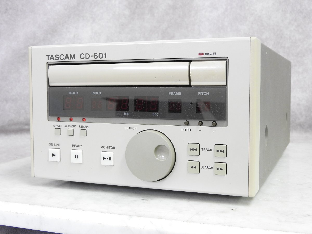Yahoo!オークション - 【C】TASCAM CD-601 業務用CDプレーヤー タスカ...
