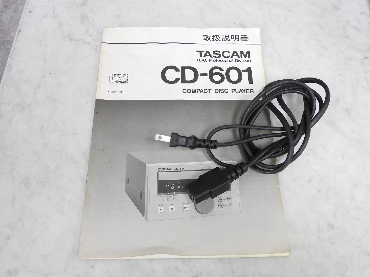 Yahoo!オークション - 【C】TASCAM CD-601 業務用CDプレーヤー タスカ...