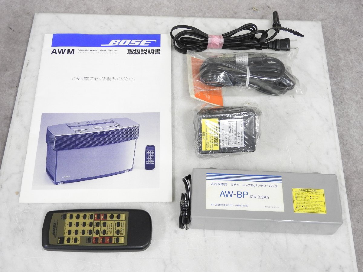 Yahoo!オークション - 【J】BOSE AWM ACOUSTIC WAVE CDラジカセ ボーズ...