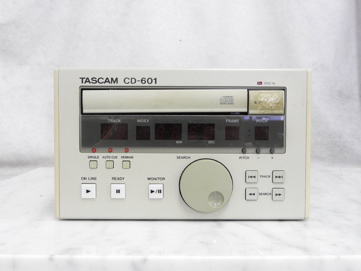 Yahoo!オークション - 【J】TASCAM CD-601 CDプレーヤー タスカム 3004...
