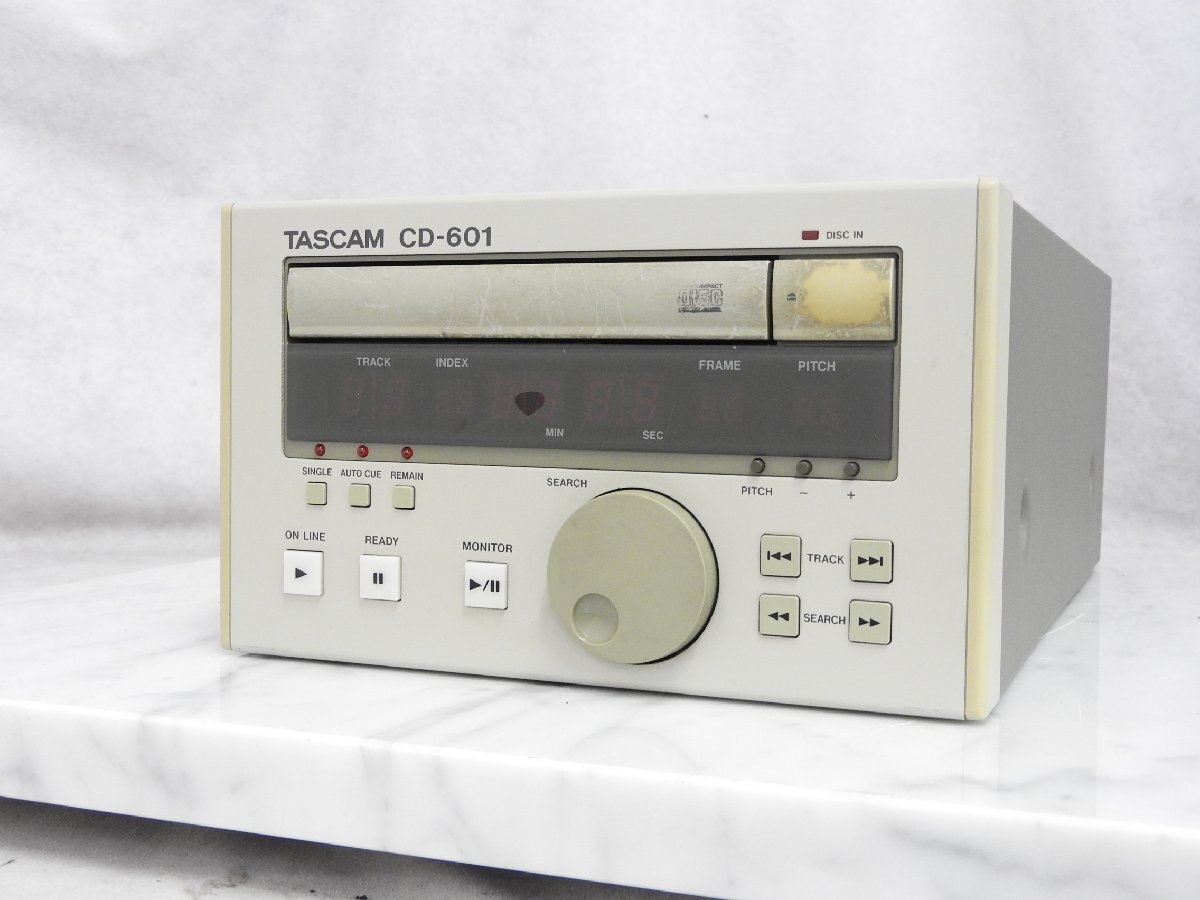 Yahoo!オークション - 【J】TASCAM CD-601 CDプレーヤー タスカム 3004...