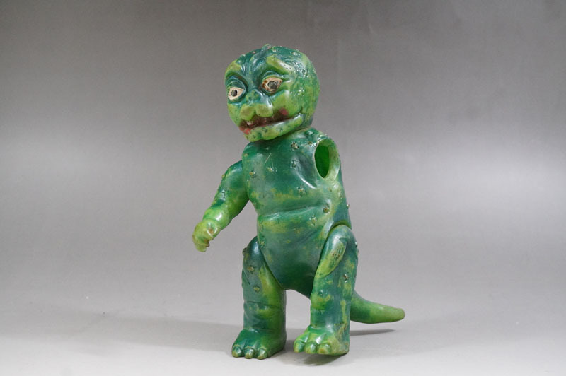Yahoo!オークション - 【e77】当時物 ミニラ 緑 高さ 約17cm マルサン ...