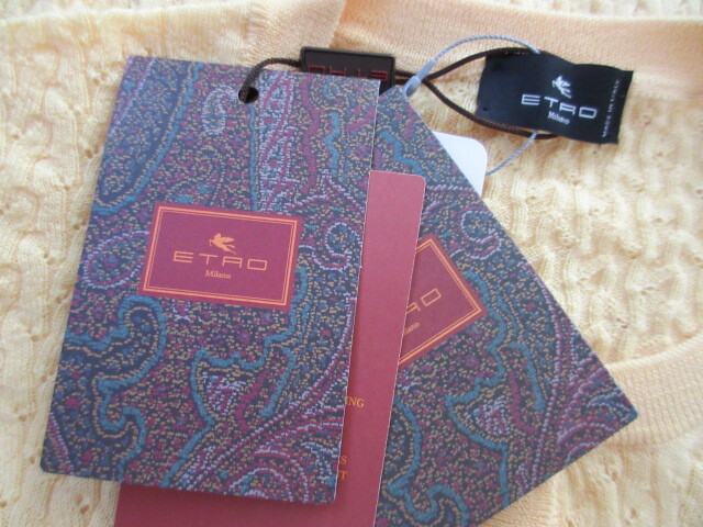 Yahoo!オークション - クローゼット整理 ETRO 100%wool（薄手）春夏用 ...