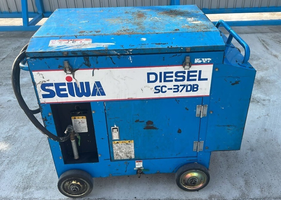 Yahoo!オークション - エンジン良好 SEIWA SC-37DB DIESELエアコンプ...