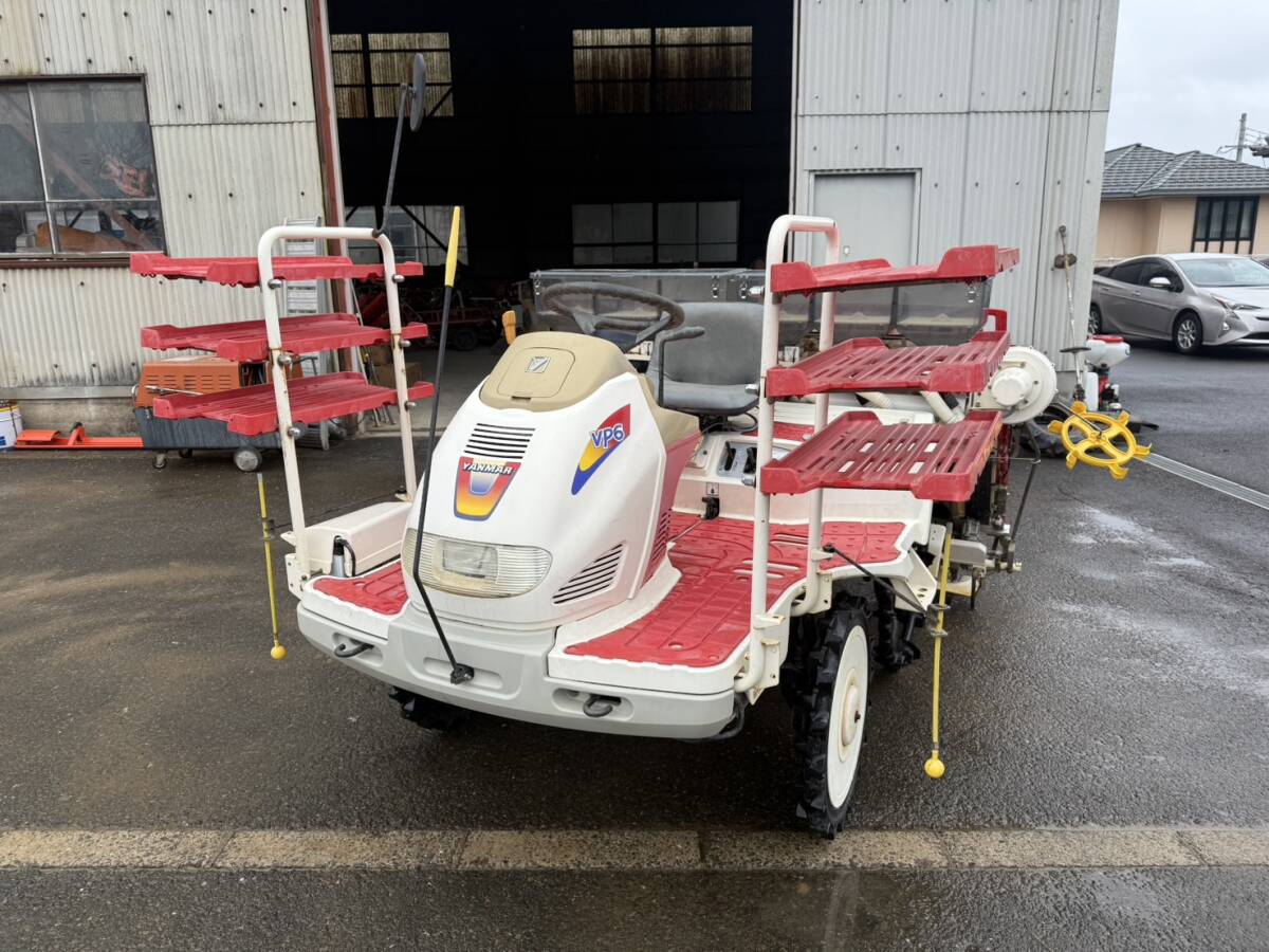 Yahoo!オークション - 【京都】ヤンマー 乗用田植機 VP6 320時間 6条植...