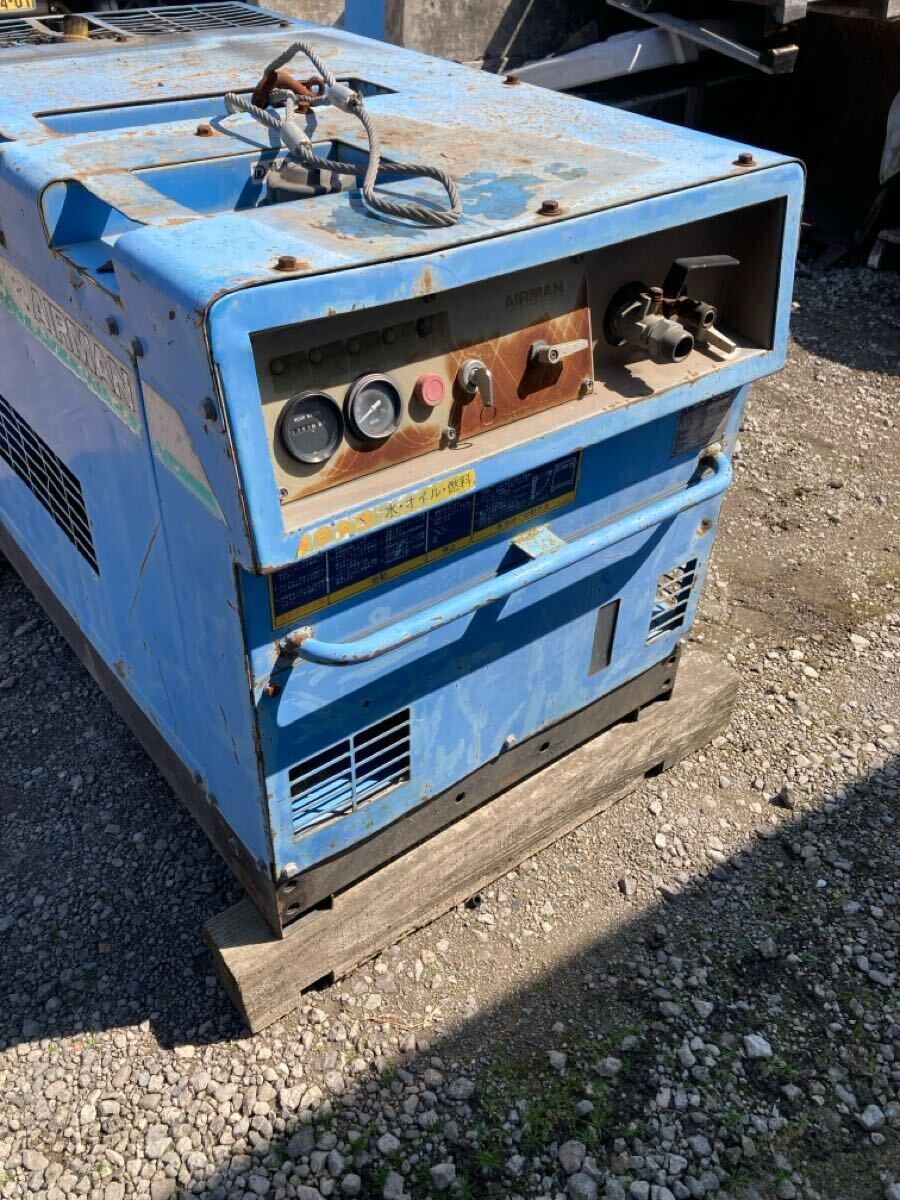 Yahoo!オークション - 値段交渉可 コンプレッサ PDS50S エアーマン AIR...