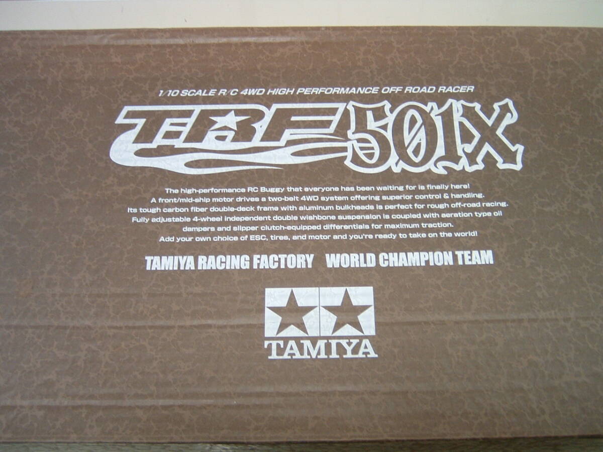 Yahoo!オークション - 激レア タミヤTRF501X 若干手付けほぼ未組立 大...