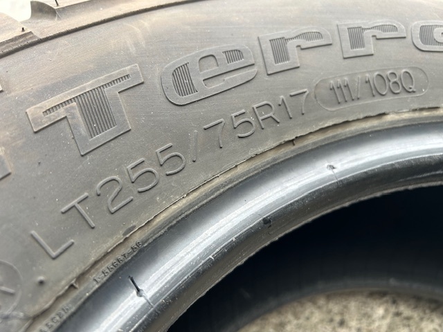 Yahoo!オークション - 255/70R17 BF Goodrich ビーエフグットリッチ 23...