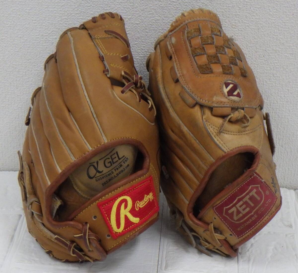 Yahoo!オークション - #16299 グローブ 野球 ローリングス αGEL・ZETT...