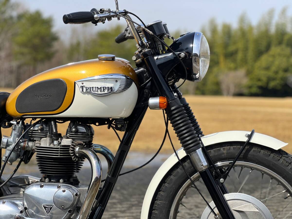 Youtube有 車検：令和8年6月ま 1969年 T120R ボンネビル / TROPHY TIGER TR5 TR6 T100 T110 5T 6T ビンテージ トライアンフ ユニット ...