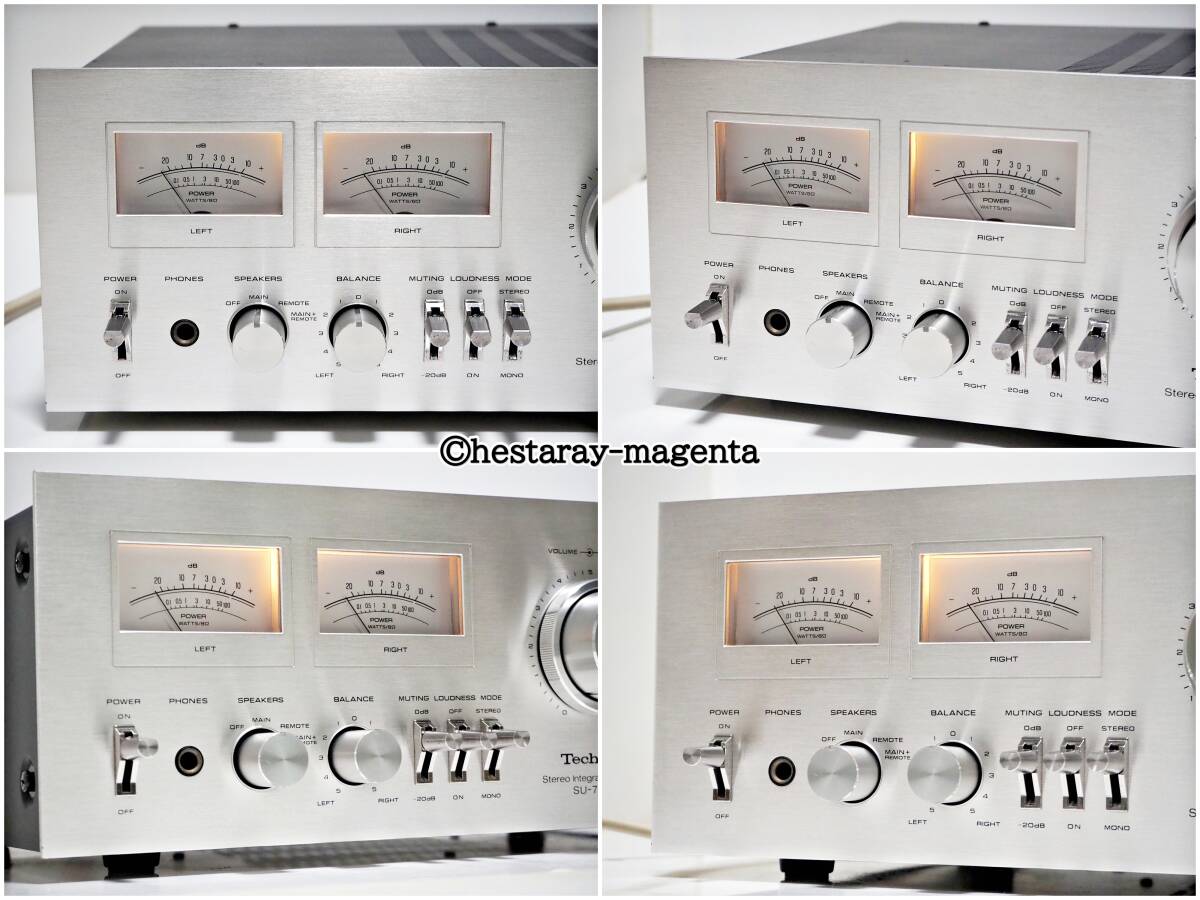 日本代購代標第一品牌【樂淘letao】－☆ 【準美品 整備・レストア済】 Technics SU-7700II テクニクス プリメインアンプ パワーメーター搭載機 70年代国産ヴィンテージ機 ☆
